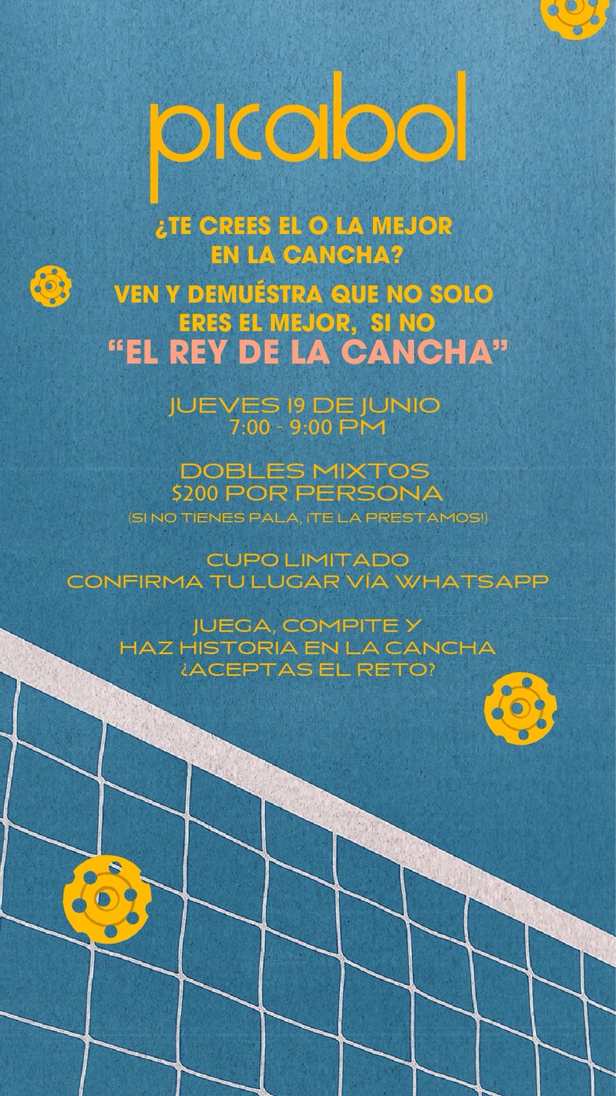 Eventos y Activaciones de Pickleball en Cancún - Picabol en 4 canchas